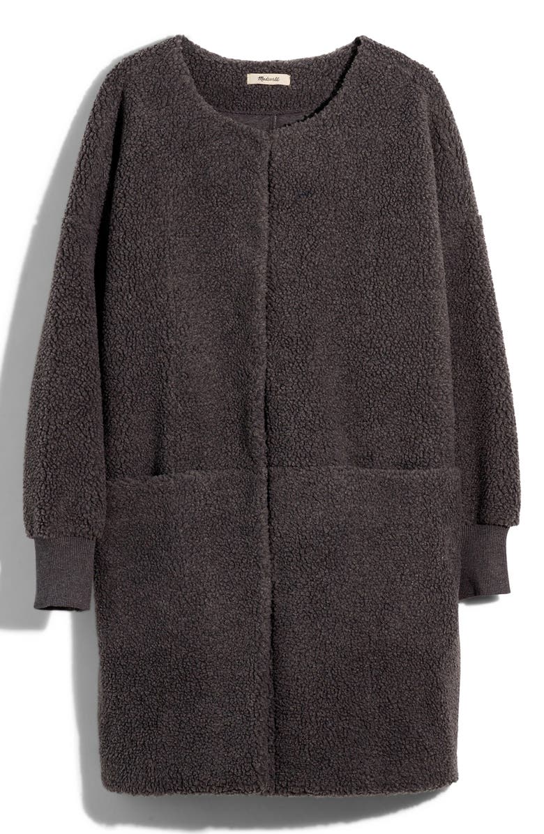 Madewell Bonded Fleece Cocoon Coat | Nordstromrack
