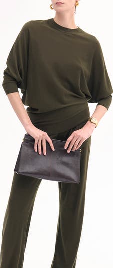 CO Draped Knit Top in Fine Cashmere | Nordstrom