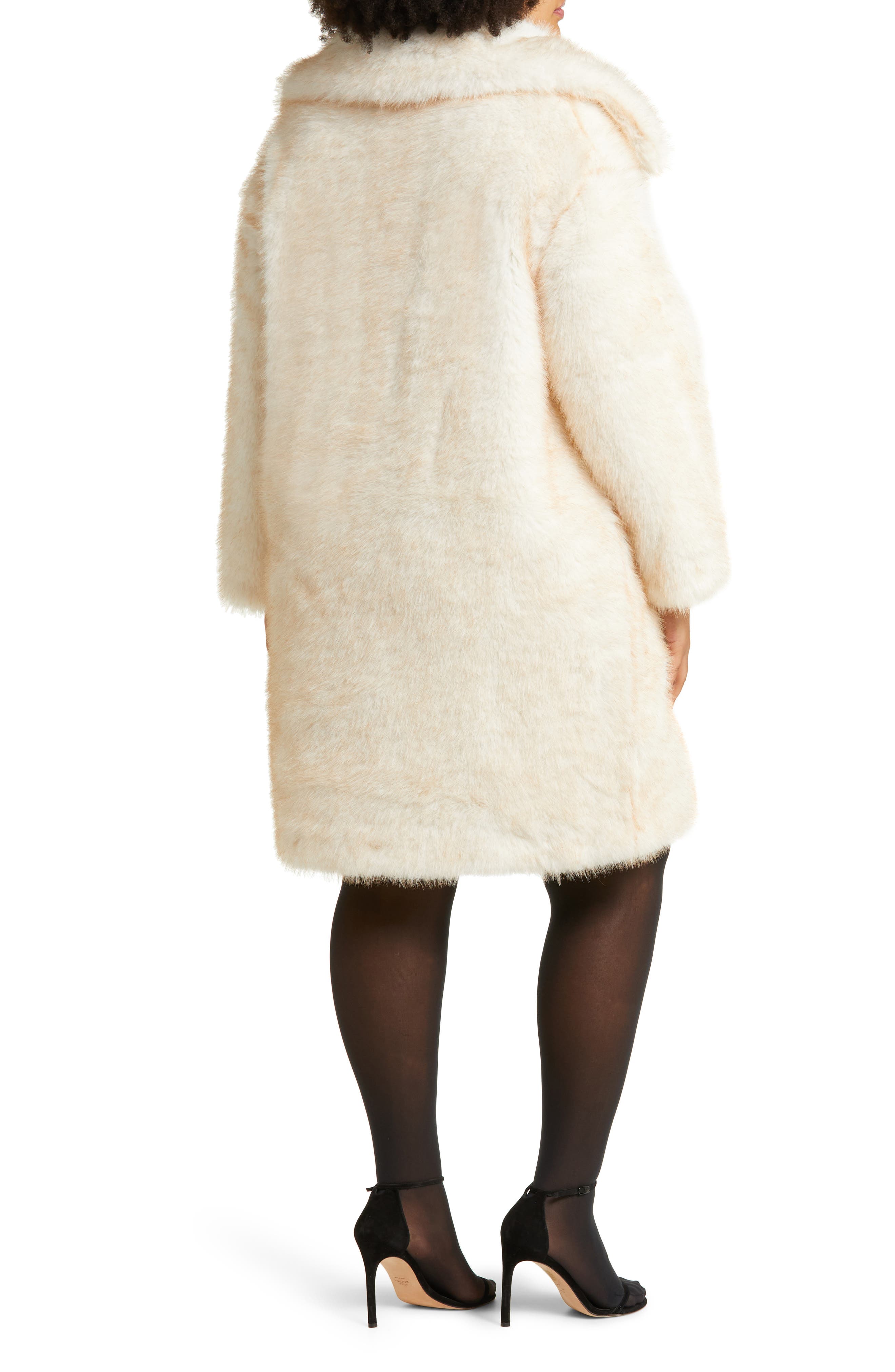Topshop Curve Oversize Faux Fur Coat (Women) | Nordstromrack