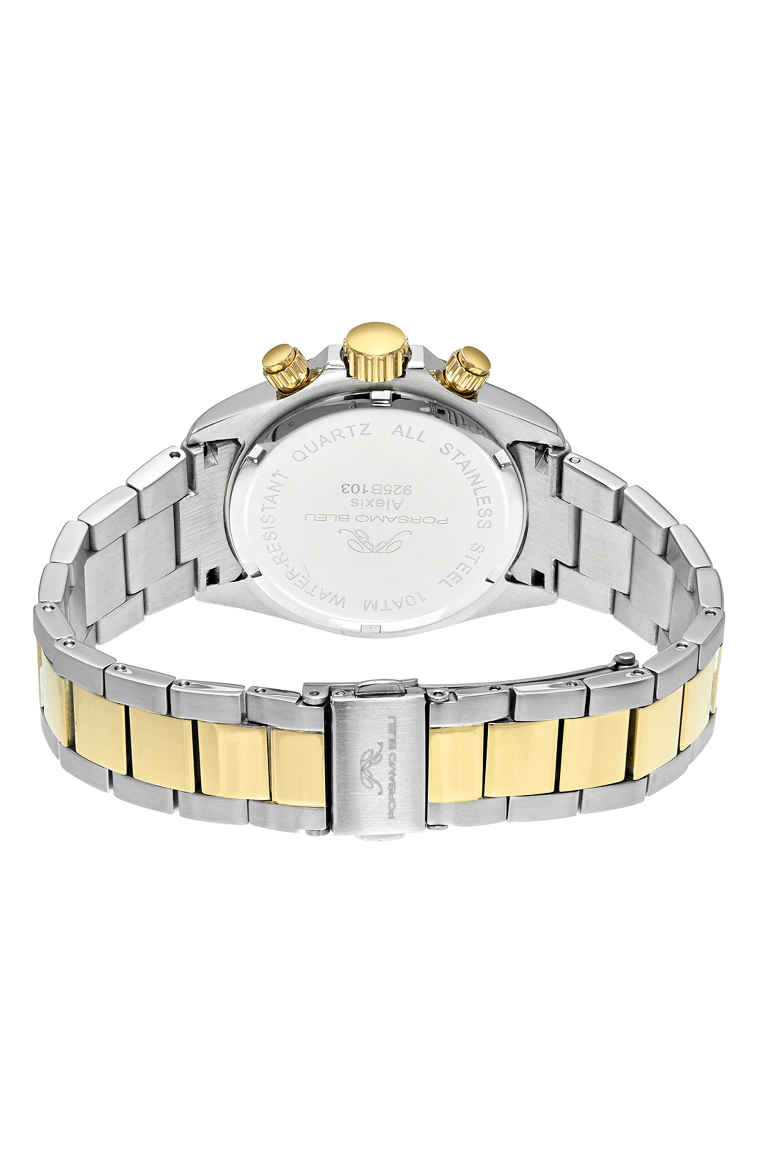 Alexis Two-Tone Multifunction Bracelet Watch, 37mm (Women) | Nordstromrack
