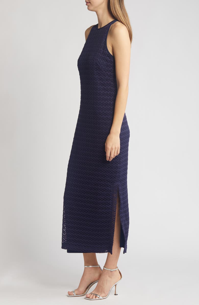 Julia Jordan Open Stitch Sleeveless Midi Dress | Nordstromrack
