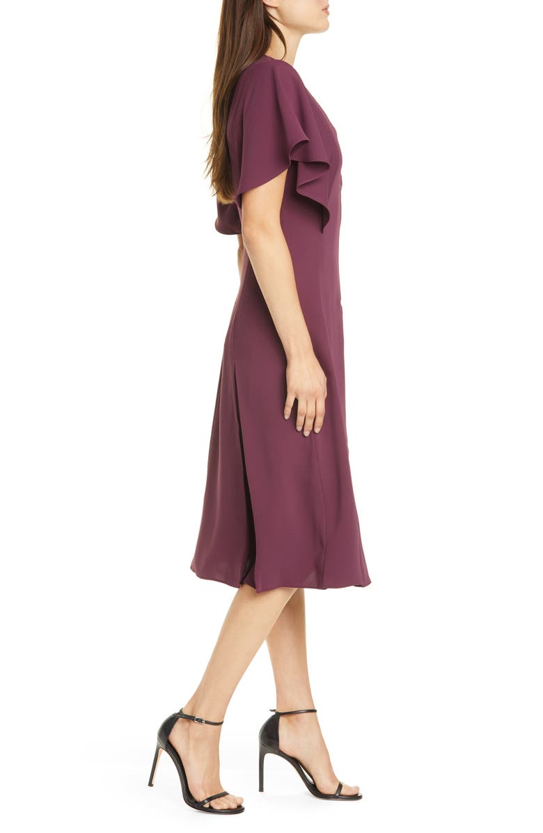 Ted Baker London Kasiane Flutter Sleeve Midi Dress | Nordstromrack