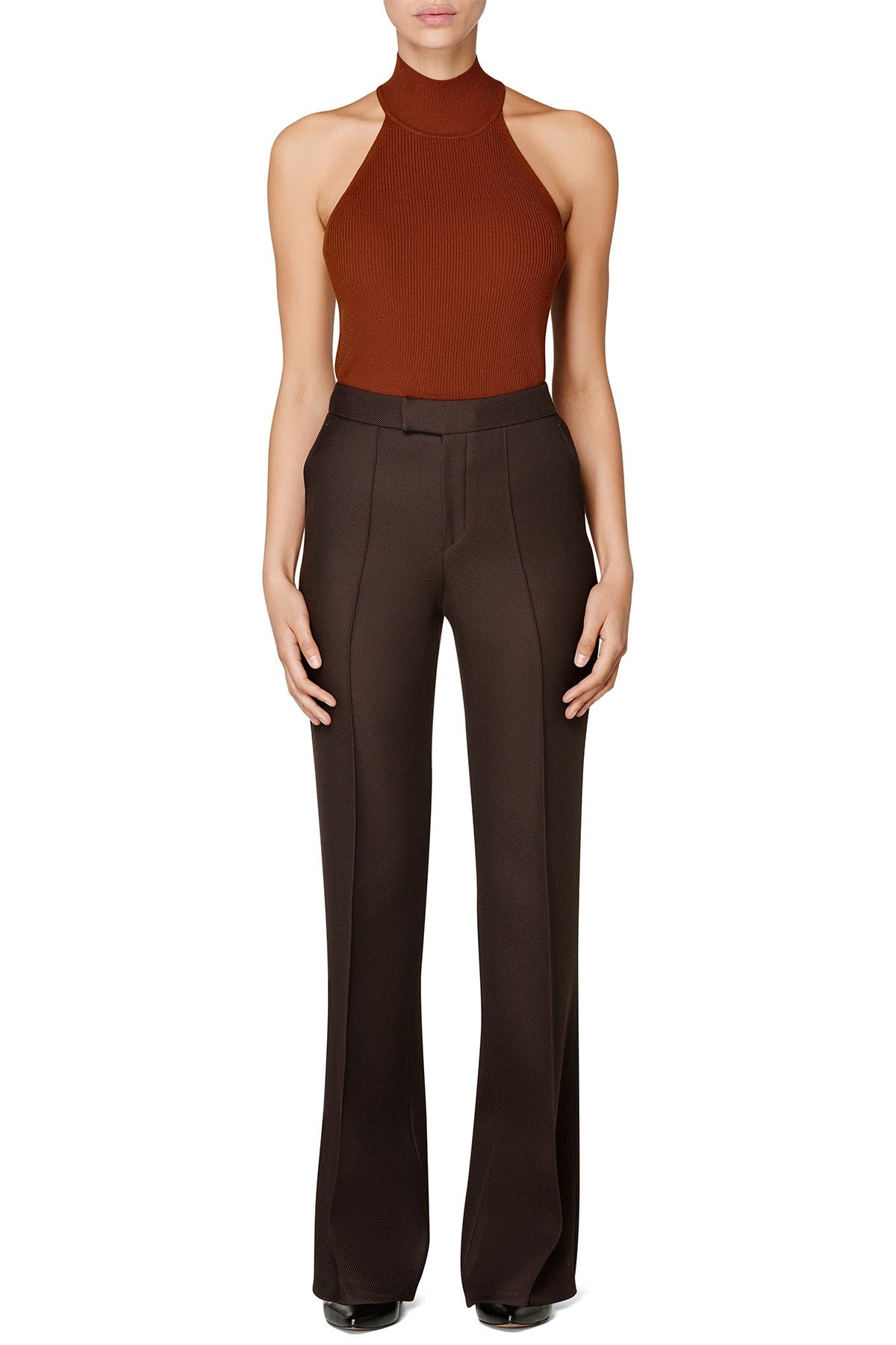 SUISTUDIO Farrah Ribbed Mock Neck Tank Top | Nordstromrack