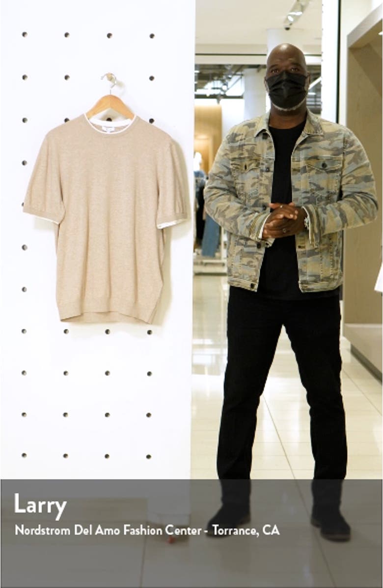 Reiss Romer Slim Fit Short Sleeve Sweater | Nordstromrack