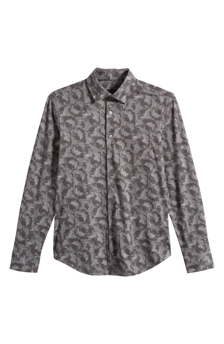 Bugatchi James OoohCotton® Abstract Print Button-Up Shirt | Nordstromrack