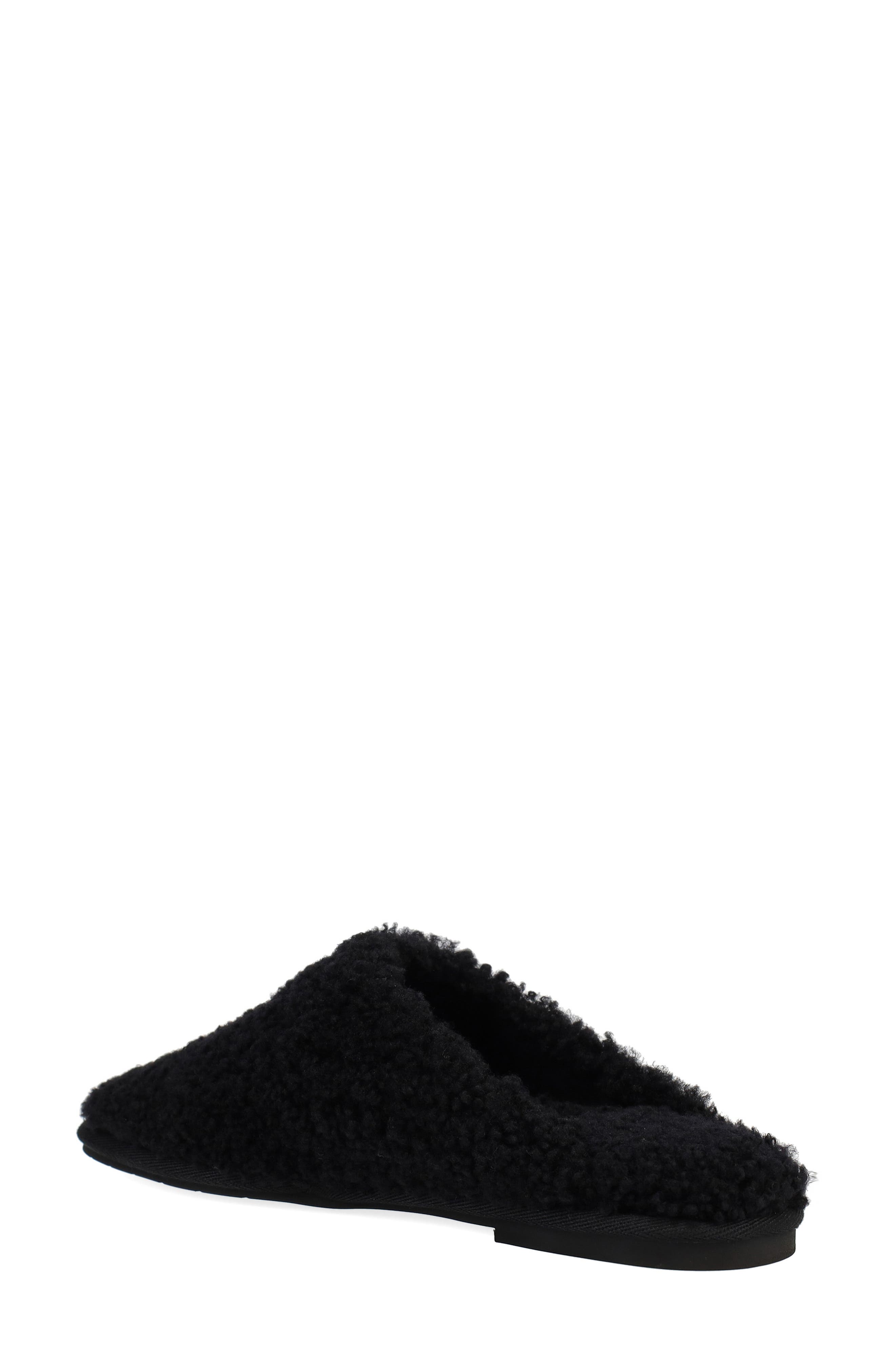 Eileen Fisher Shaggy Genuine Shearling Slipper (Women) | Nordstromrack