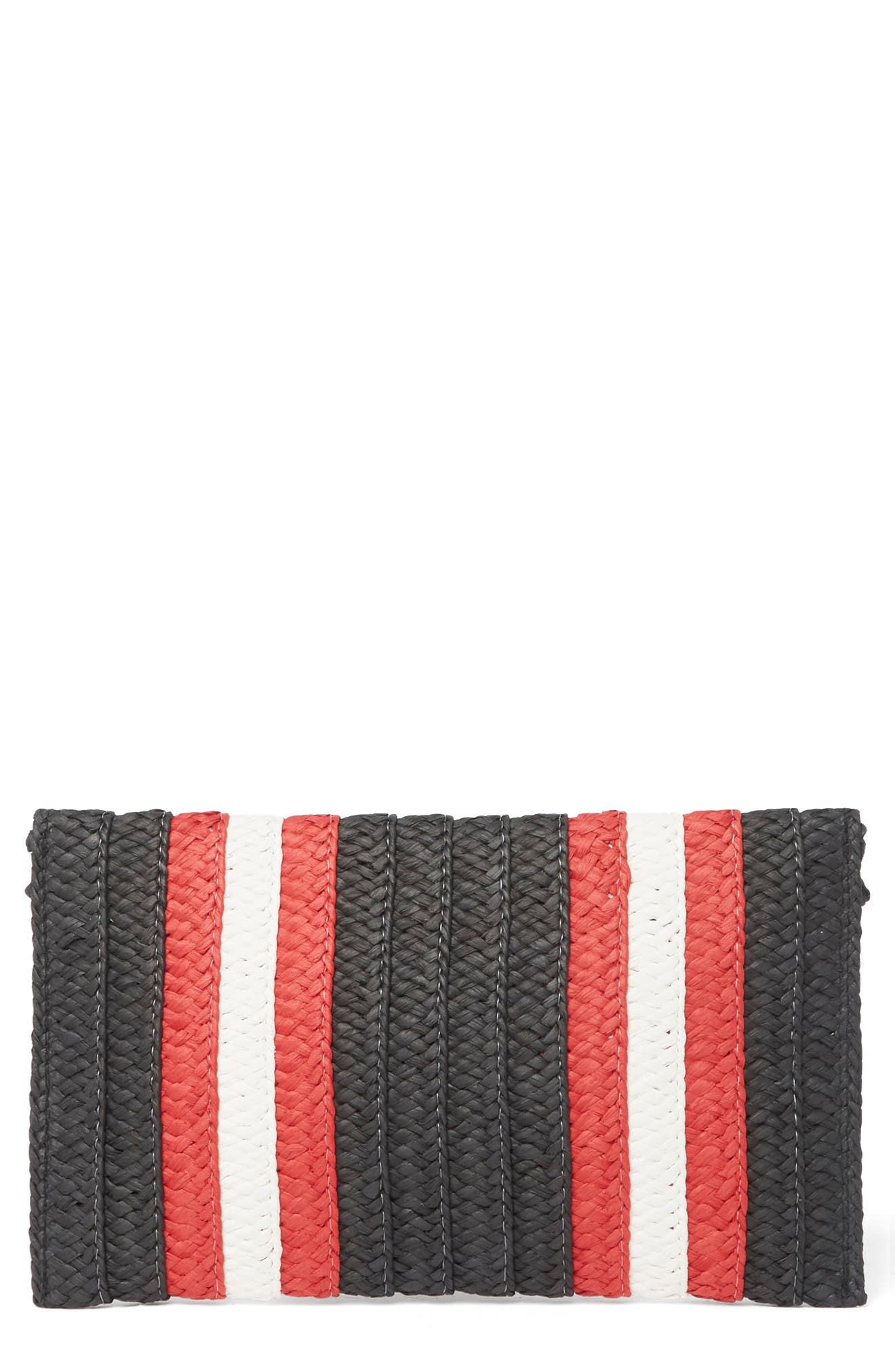 BTB Los Angeles Stripe Clutch | Nordstromrack