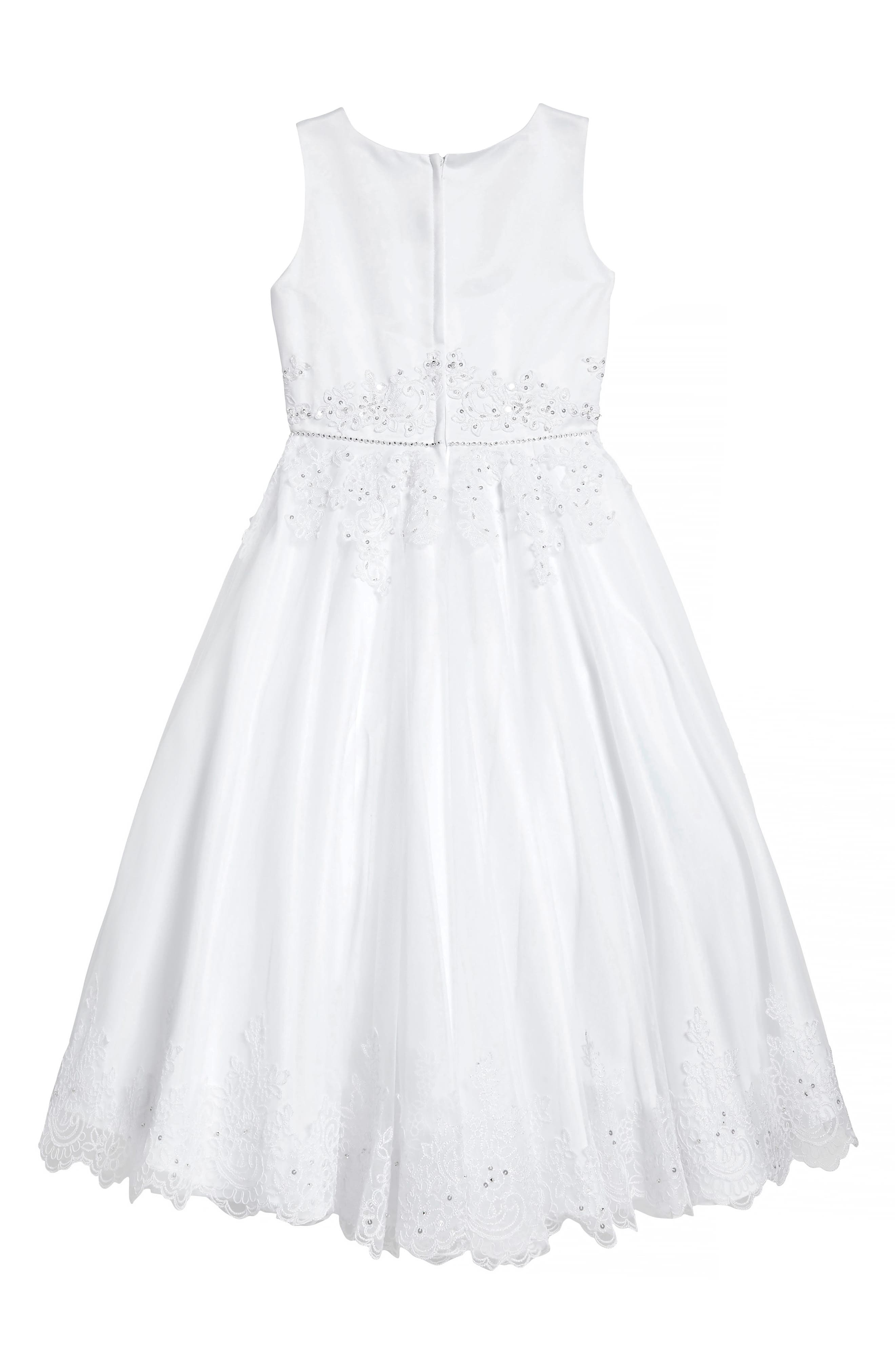Joan Calabrese for Mon Cheri Satin & Tulle First Communion Dress ...