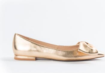 Cecelia New York Brie Point Toe Bow Ballet | Nordstrom