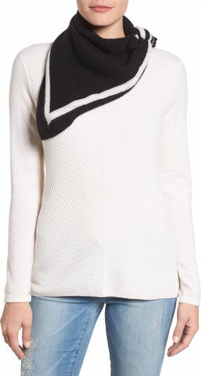 White + Warren Tipped Cashmere Scarf | Nordstrom