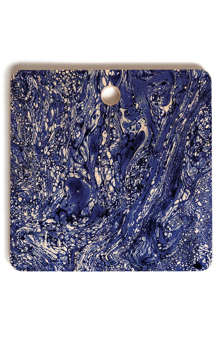 Deny Designs Amy Sia Marble Dark Blue Cutting Board | Nordstromrack