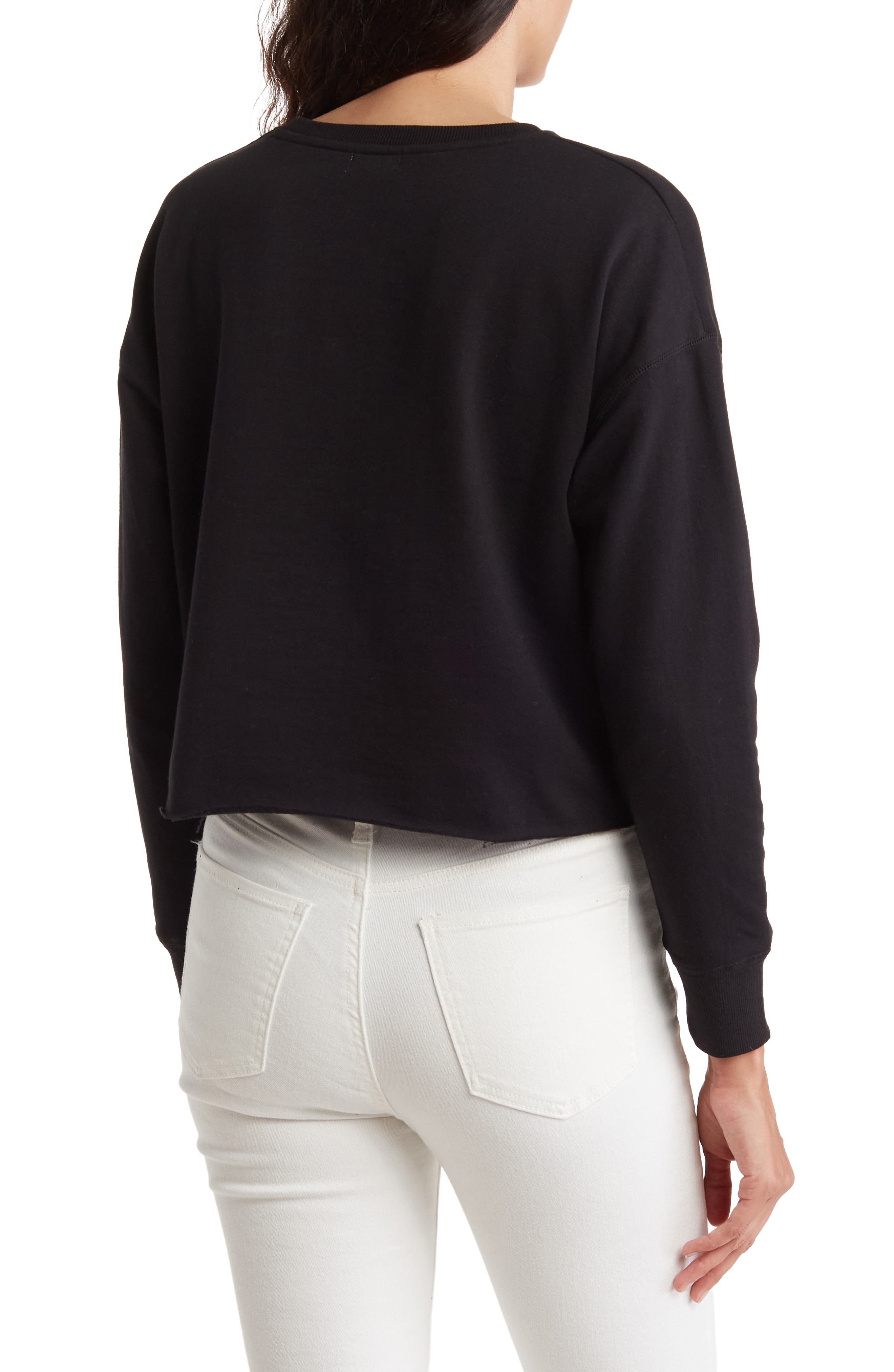 Love, Fire Crewneck Crop Pullover | Nordstromrack