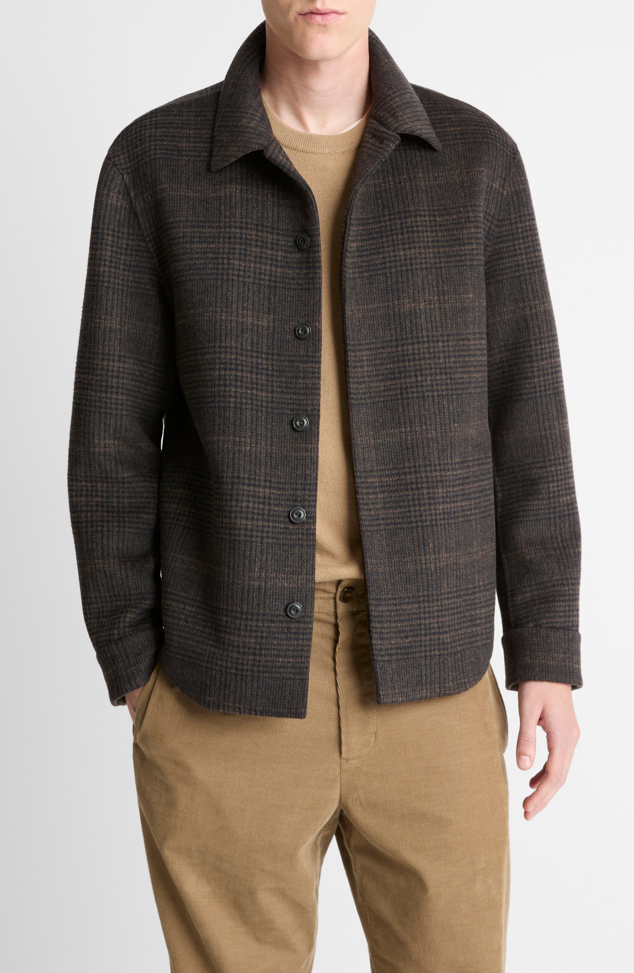 Vince Splittable Wool Blend Shirt Jacket | Nordstrom