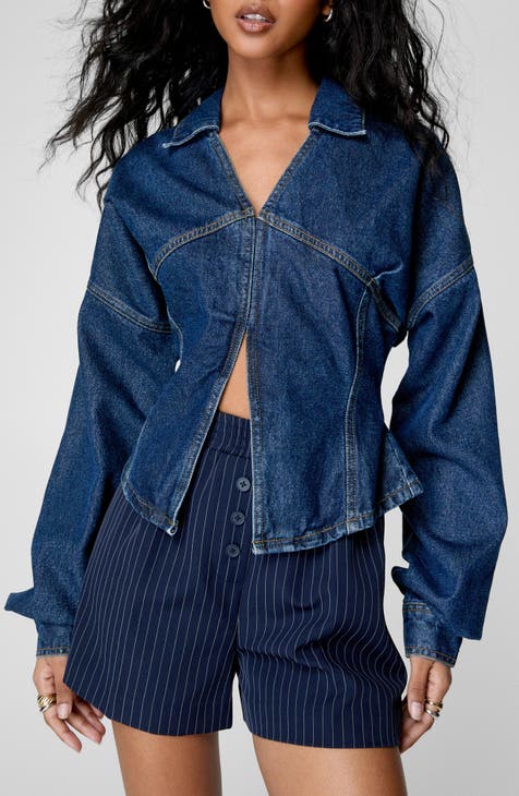 Women's Denim Tops | Nordstrom