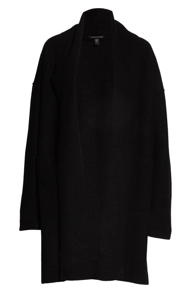 Eileen Fisher Open Front Boiled Wool Jacket | Nordstromrack