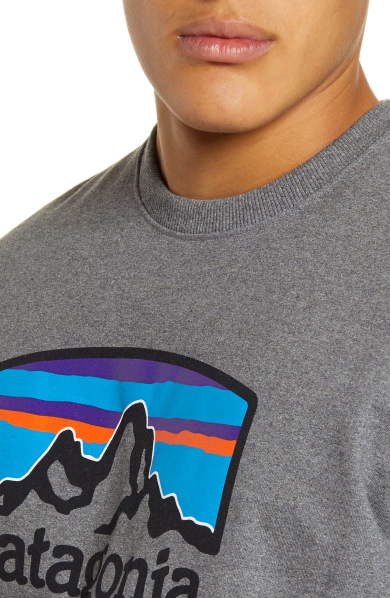 Patagonia Fitz Roy Horizons Uprisal Recycled Blend Fleece Sweatshirt ...