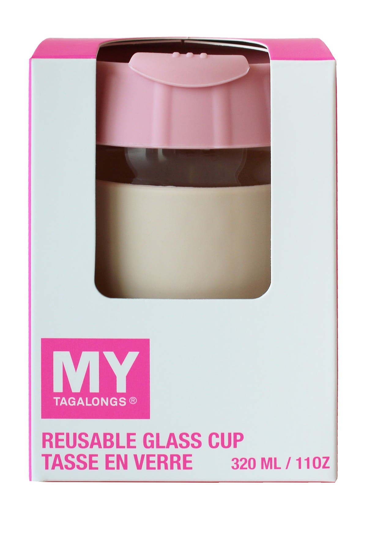 MYTAGALONGS Glass Coffee Cup - Pink | Nordstromrack