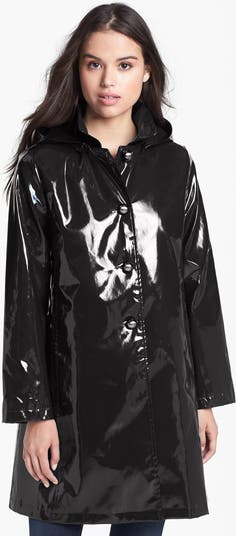 JANE POST 'Princess' Rain Slicker with Detachable Hood | Nordstrom