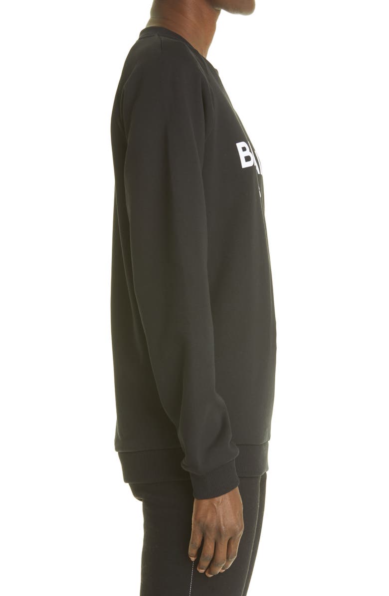 Balmain Logo Cotton Sweatshirt | Nordstrom