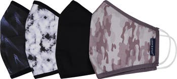 Andy & Evan Assorted 4-Pack Youth Face Masks | Nordstrom