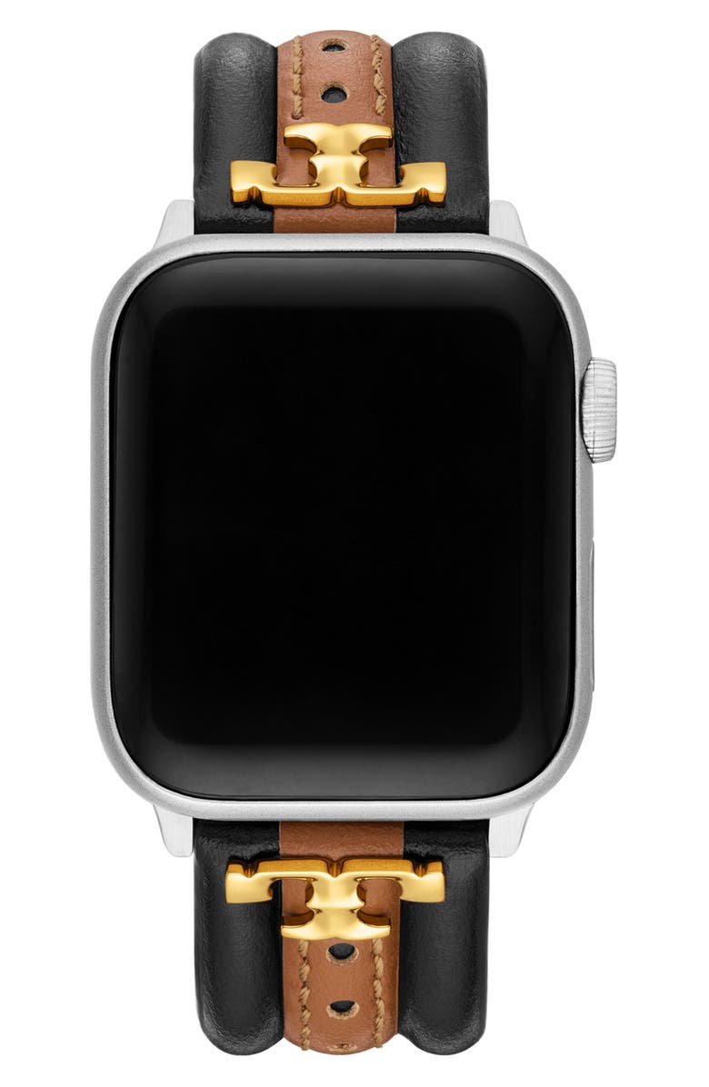 Tory Burch The Kira Leather 20mm Apple Watch® Watchband | Nordstrom