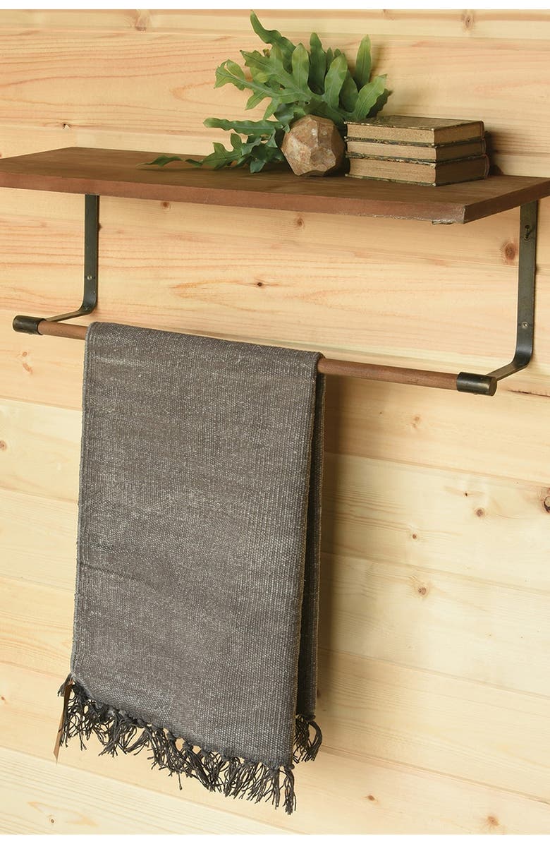 HomArt Jennings Wood Hanging Bar Wall Shelf | Nordstromrack