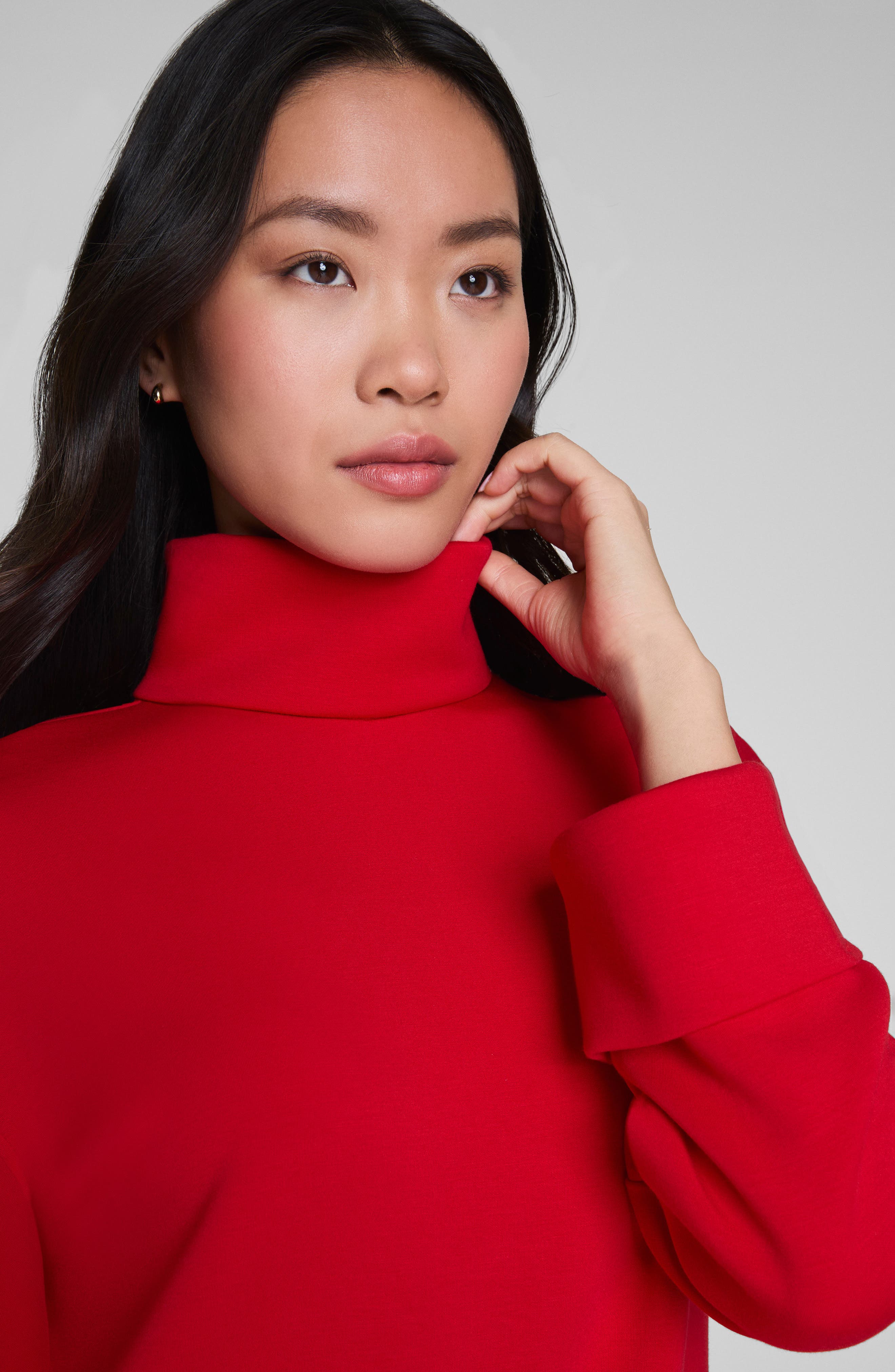 SPANX® AirEssentials Turtleneck Long Sleeve Minidress | Nordstromrack