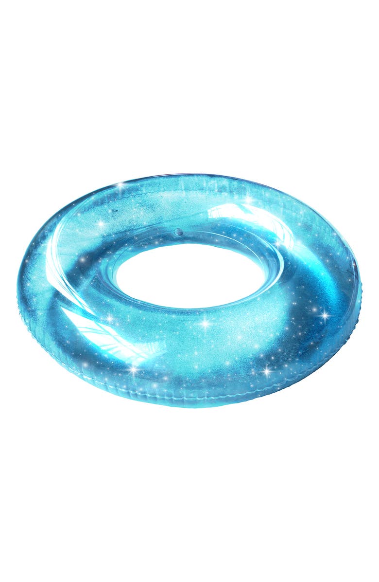 PLAYTEK TOYS Round Blue Glitter Pool Float | Nordstromrack