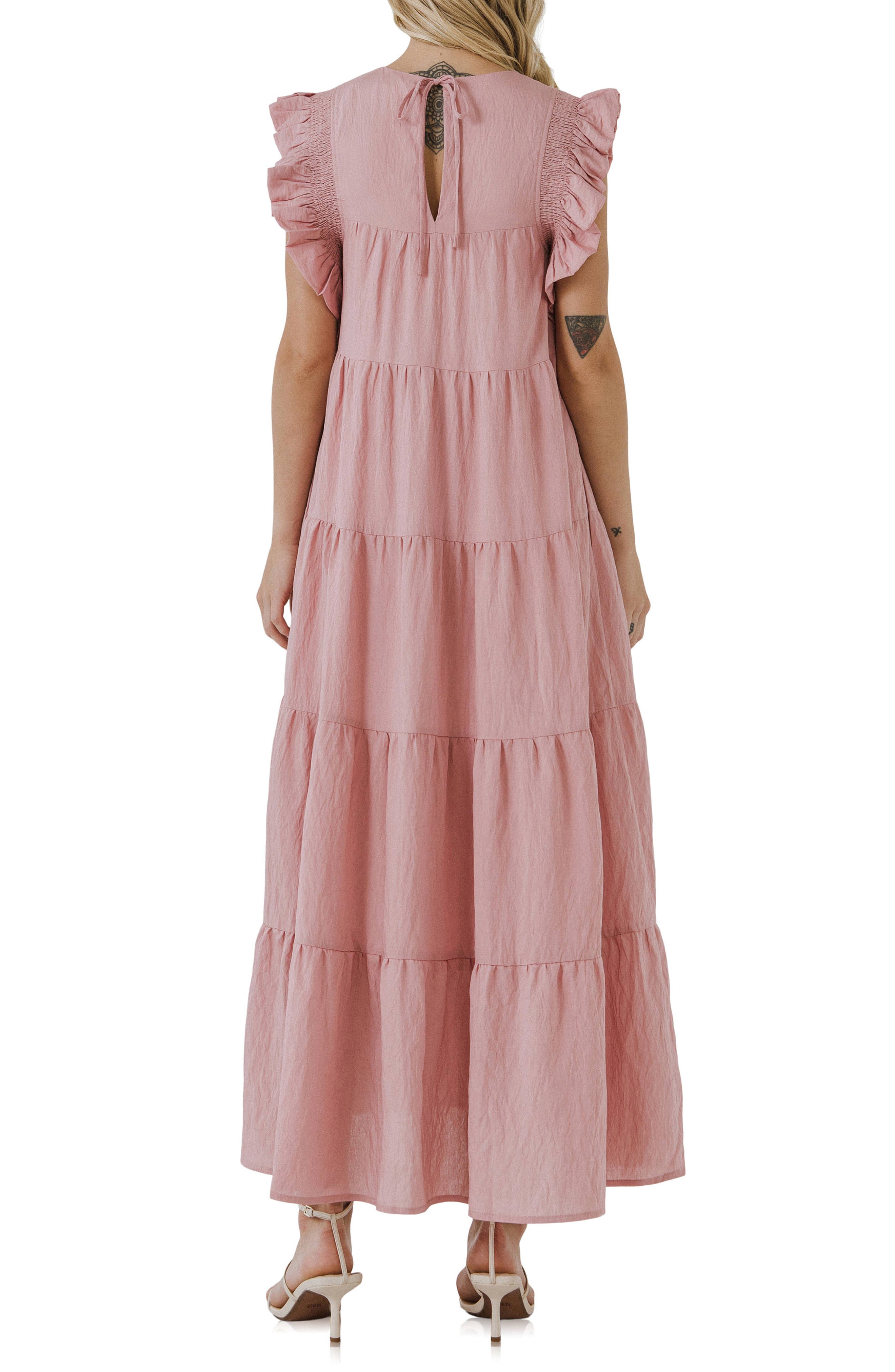 Free the Roses Tiered Ruffle Maxi Dress | Nordstrom