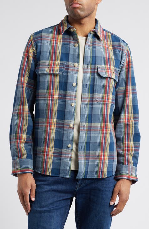 Men's Blue Flannel Shirts | Nordstrom