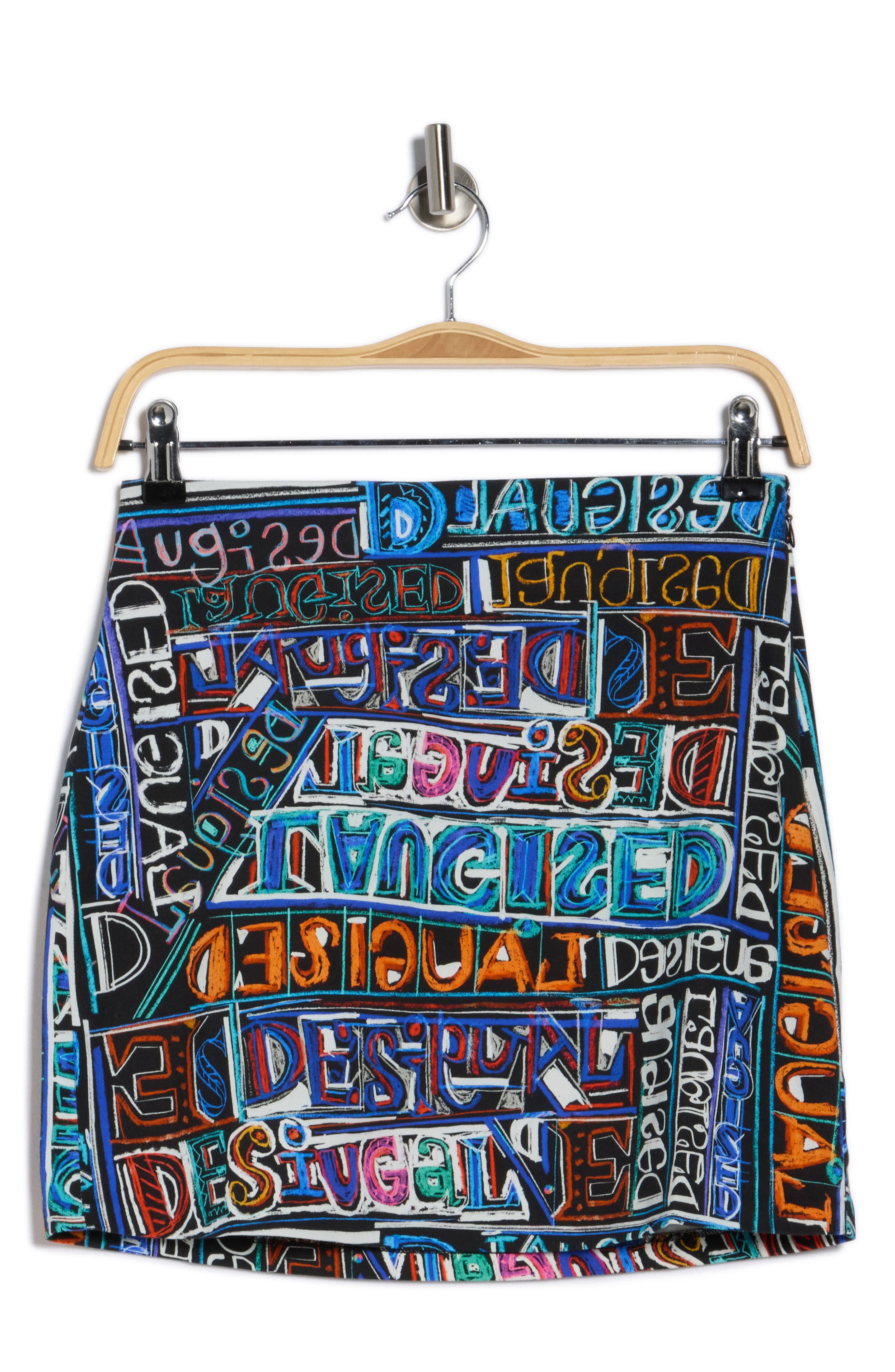 Desigual Logo Print Miniskirt | Nordstromrack
