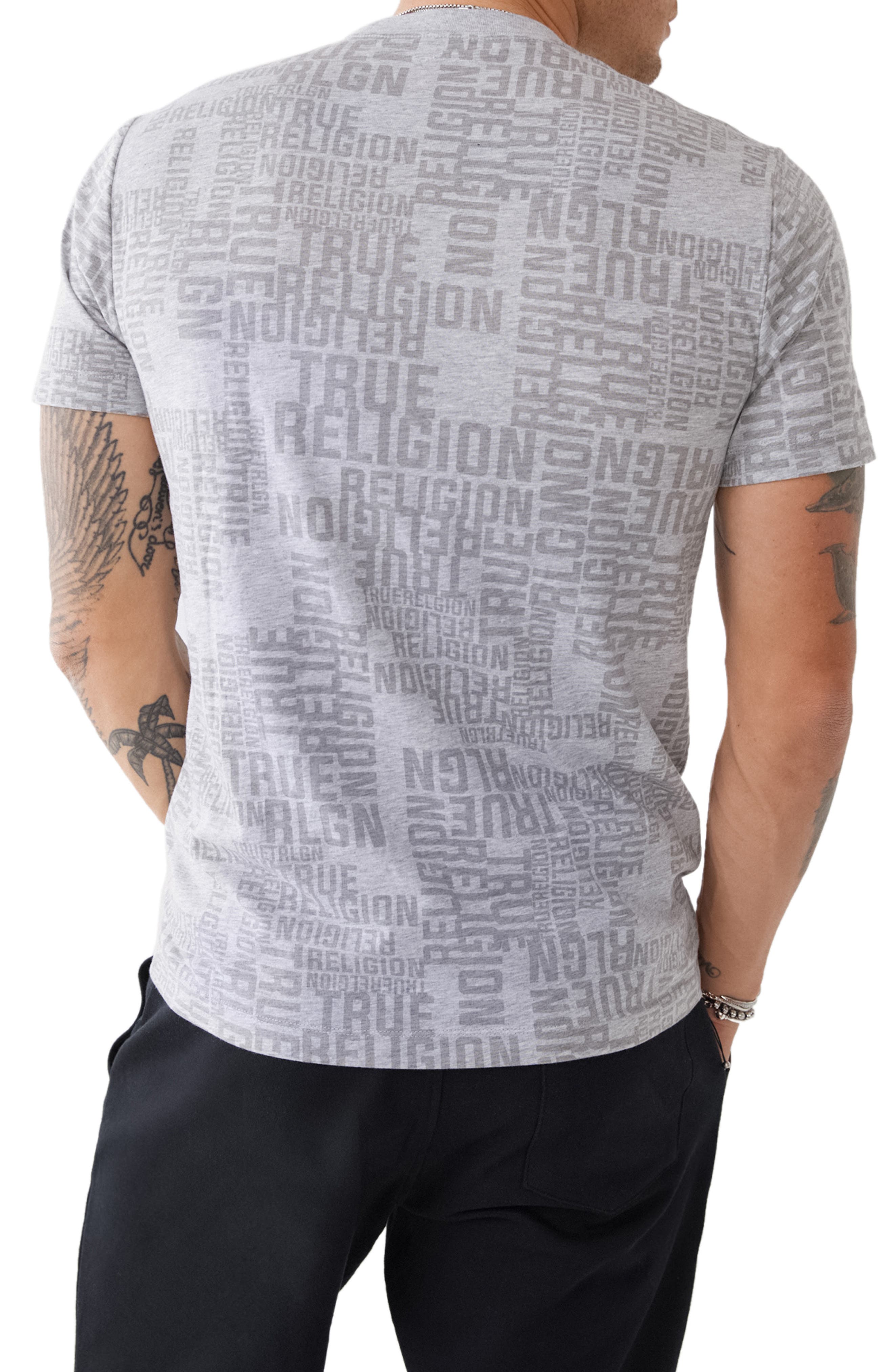 True Religion Brand Jeans True Religion Logo Graphic T-Shirt ...