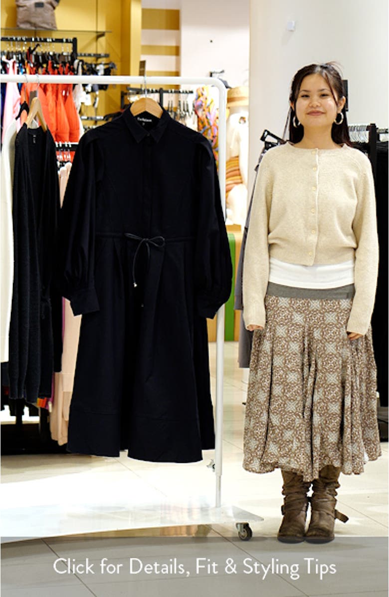 En Saison Cecilla Long Sleeve Midi Shirtdress | Nordstromrack