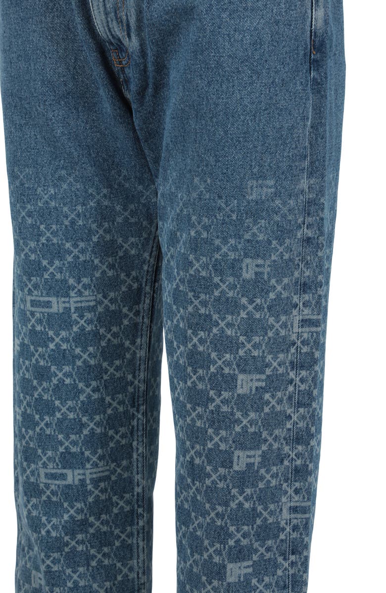 Off-White Monogram Skate Fit Cotton Jeans | Nordstromrack