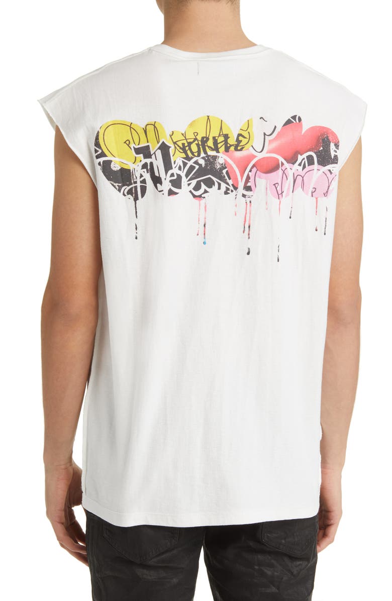 PURPLE BRAND Relaxed Fit Textured Inside Out Graphic Tank | Nordstromrack