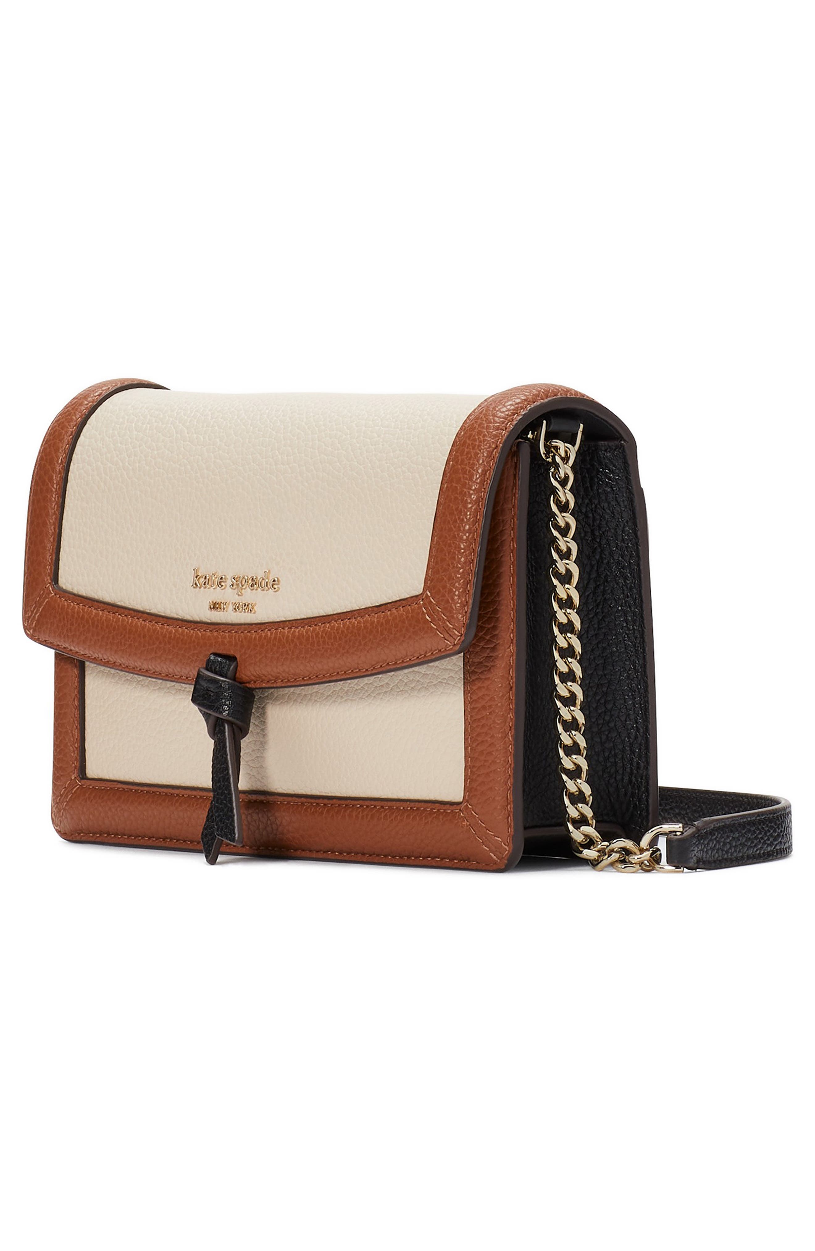 Kate Spade New York knott colorblock pebble leather crossbody bag ...