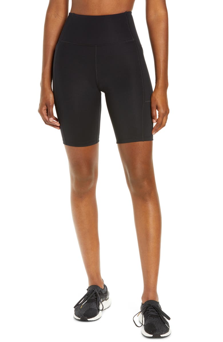 Girlfriend Collective High Rise Pocket Bike Shorts | Nordstrom