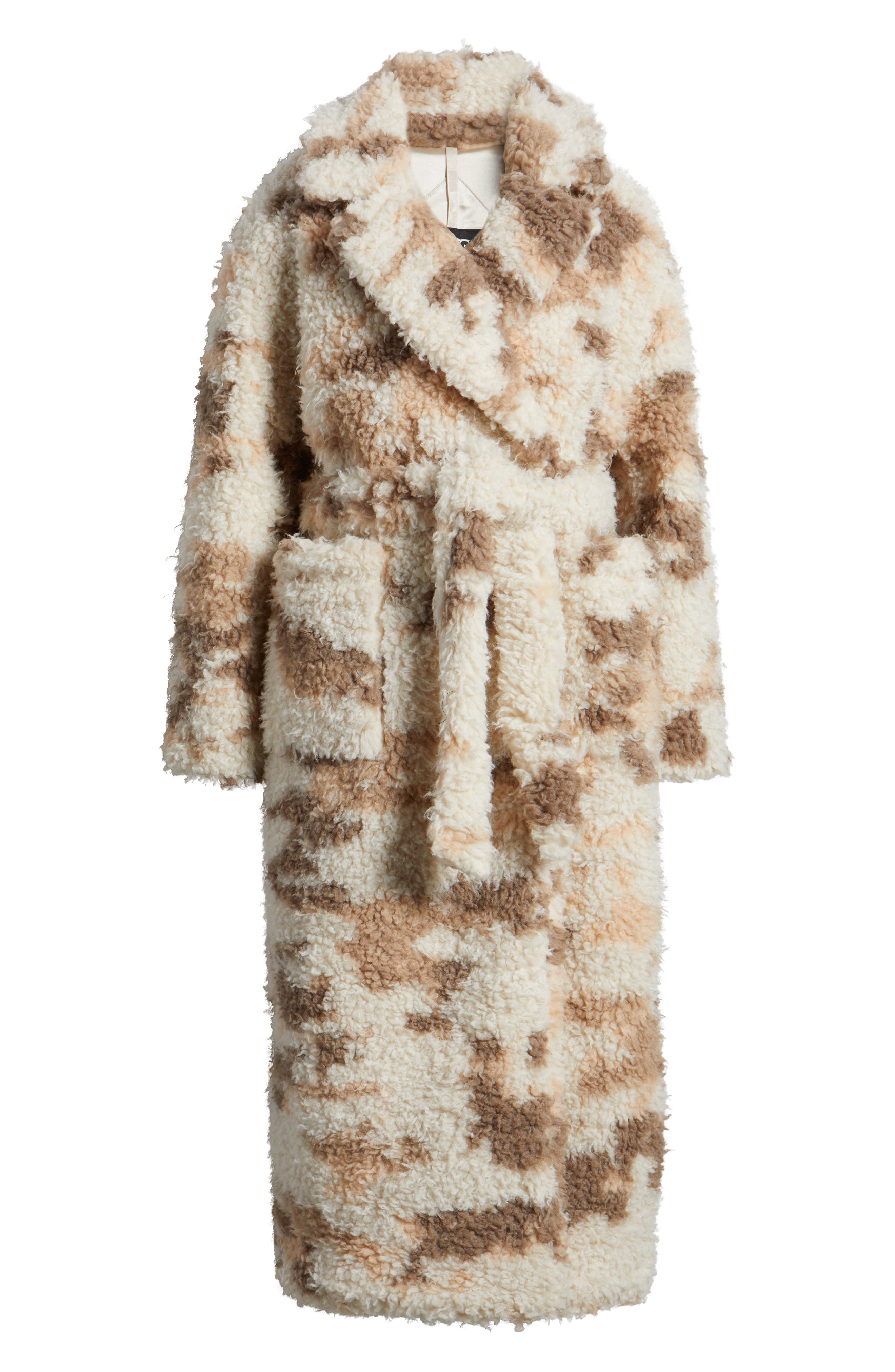 UGG® Alesandra Faux Fur Wrap Coat | Nordstromrack