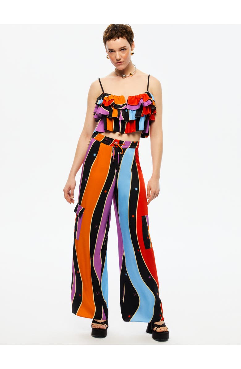 Nocturne Ruffled Crop Top | Nordstrom