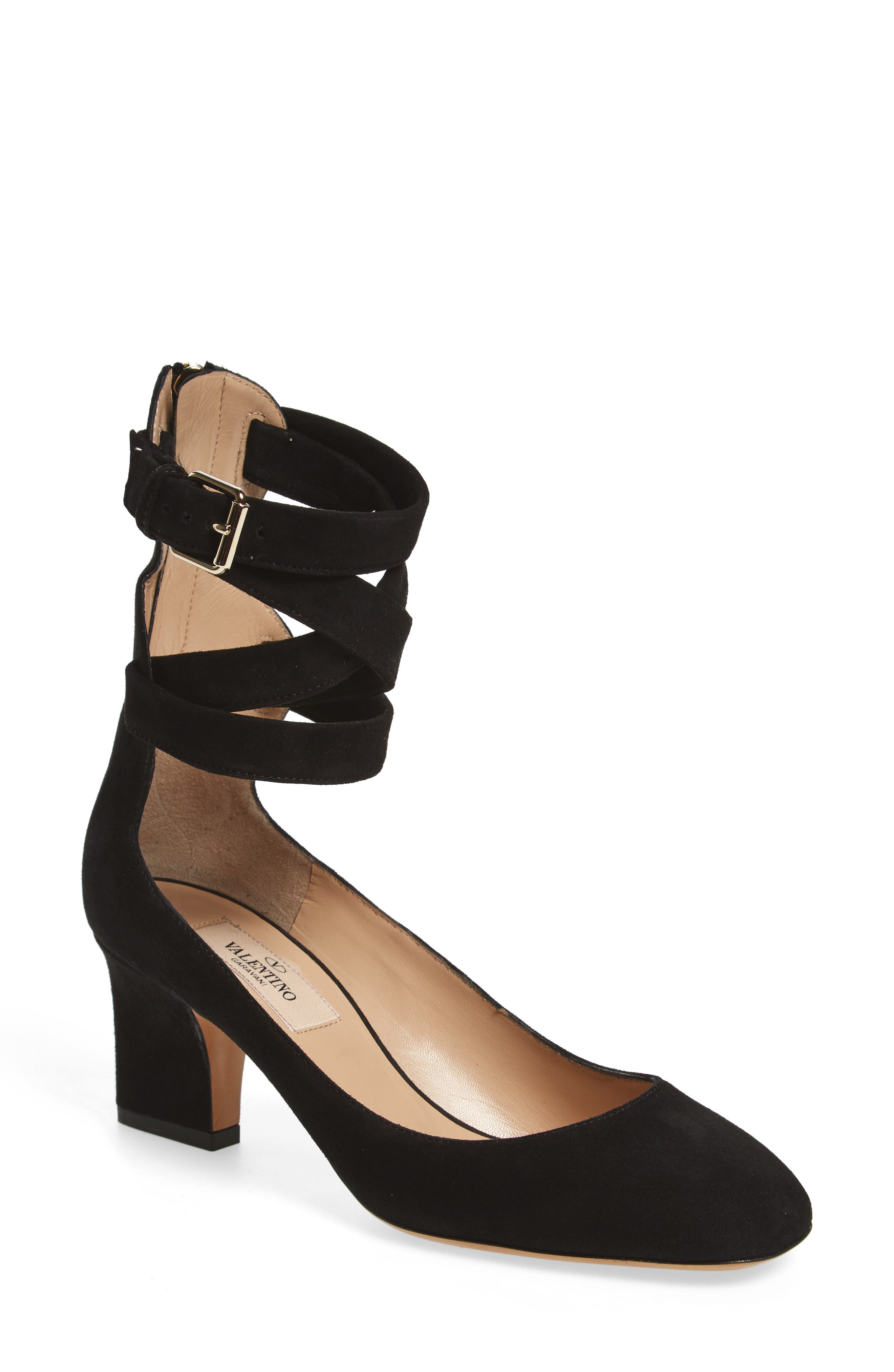Valentino Plum Ankle Strap Pump (Women) | Nordstromrack