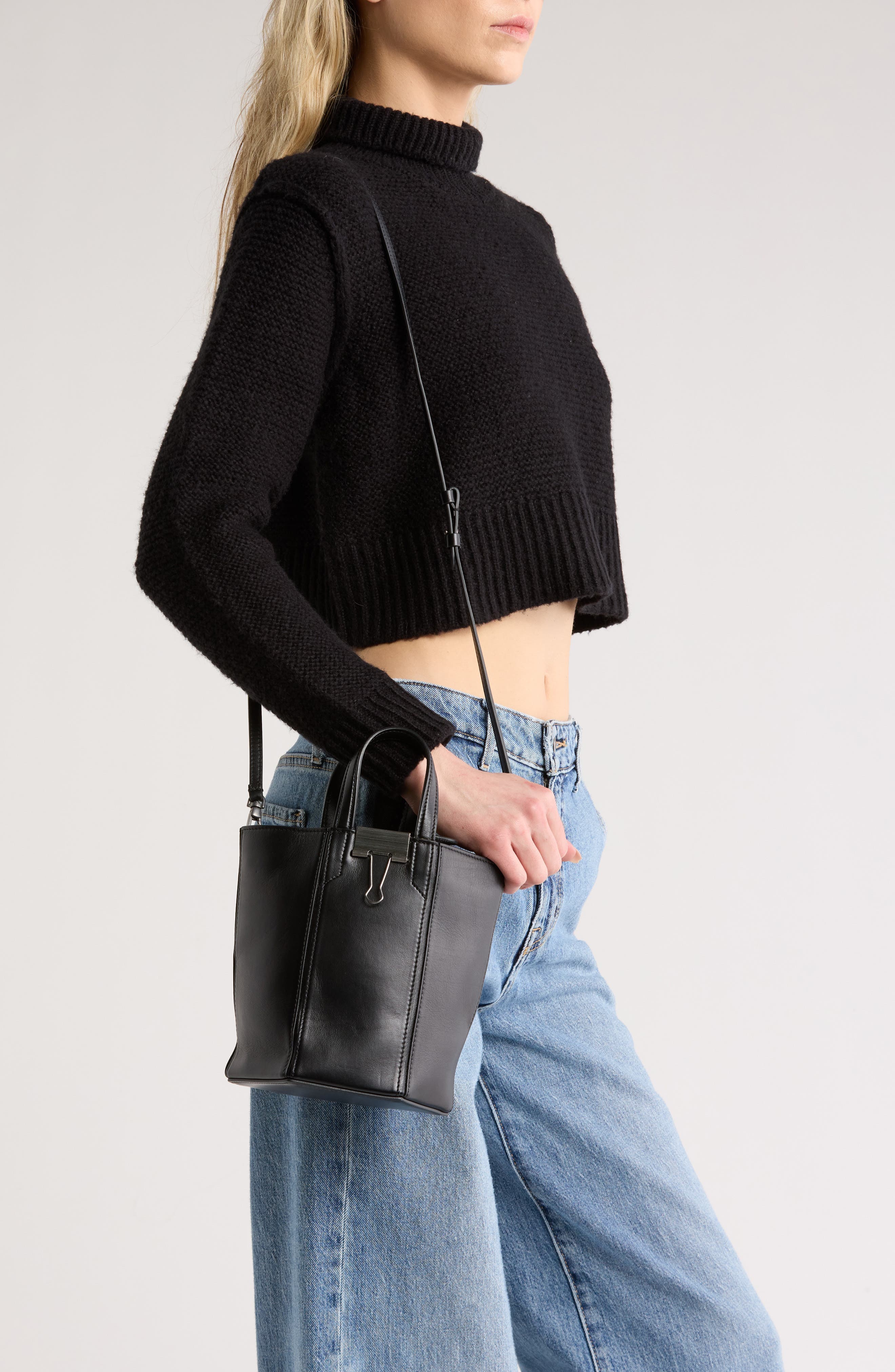 Off-White Vintage Allen Leather Bucket Bag | Nordstromrack