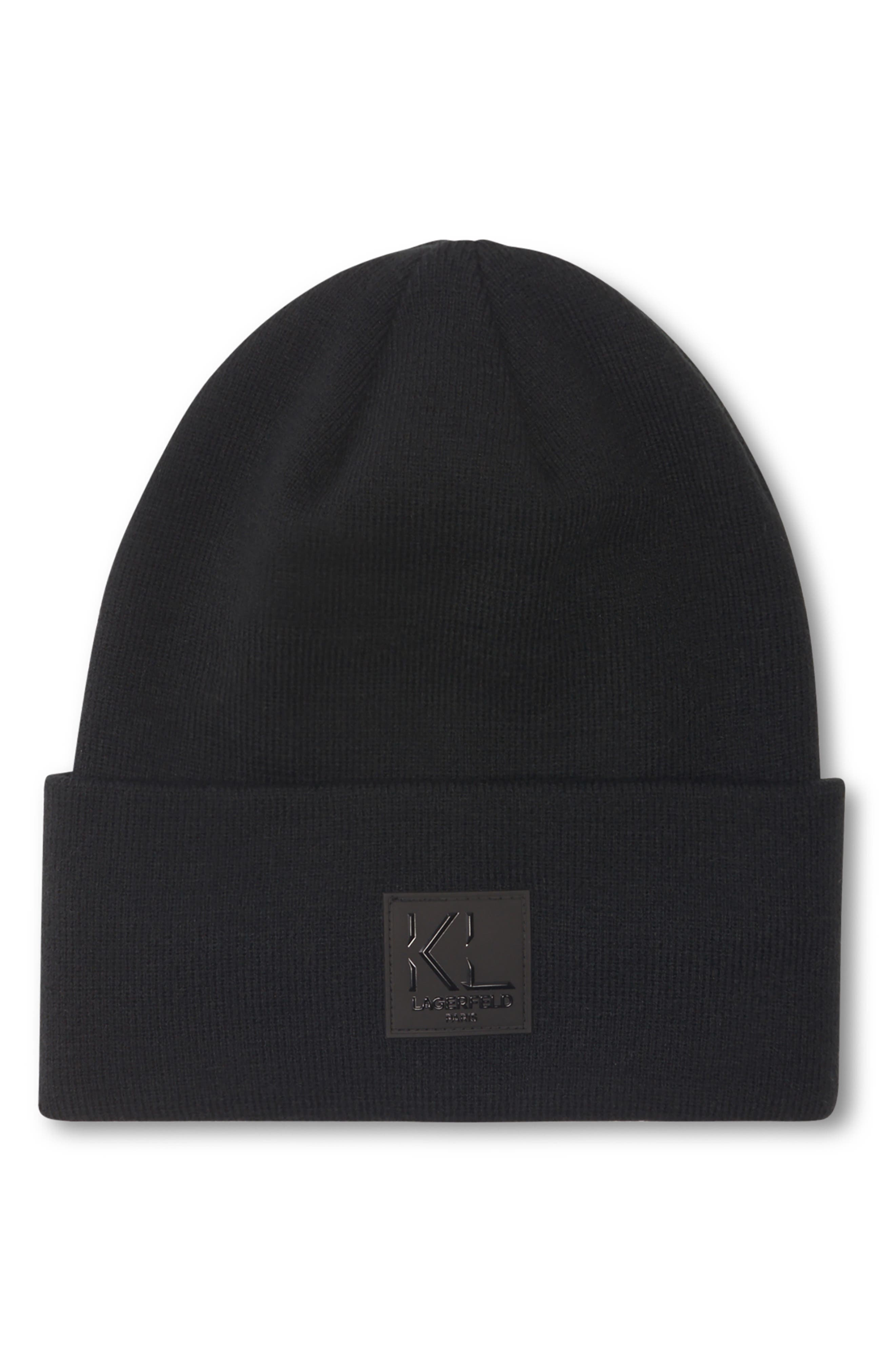 KARL LAGERFELD PARIS Fleece Lined Beanie | Nordstromrack