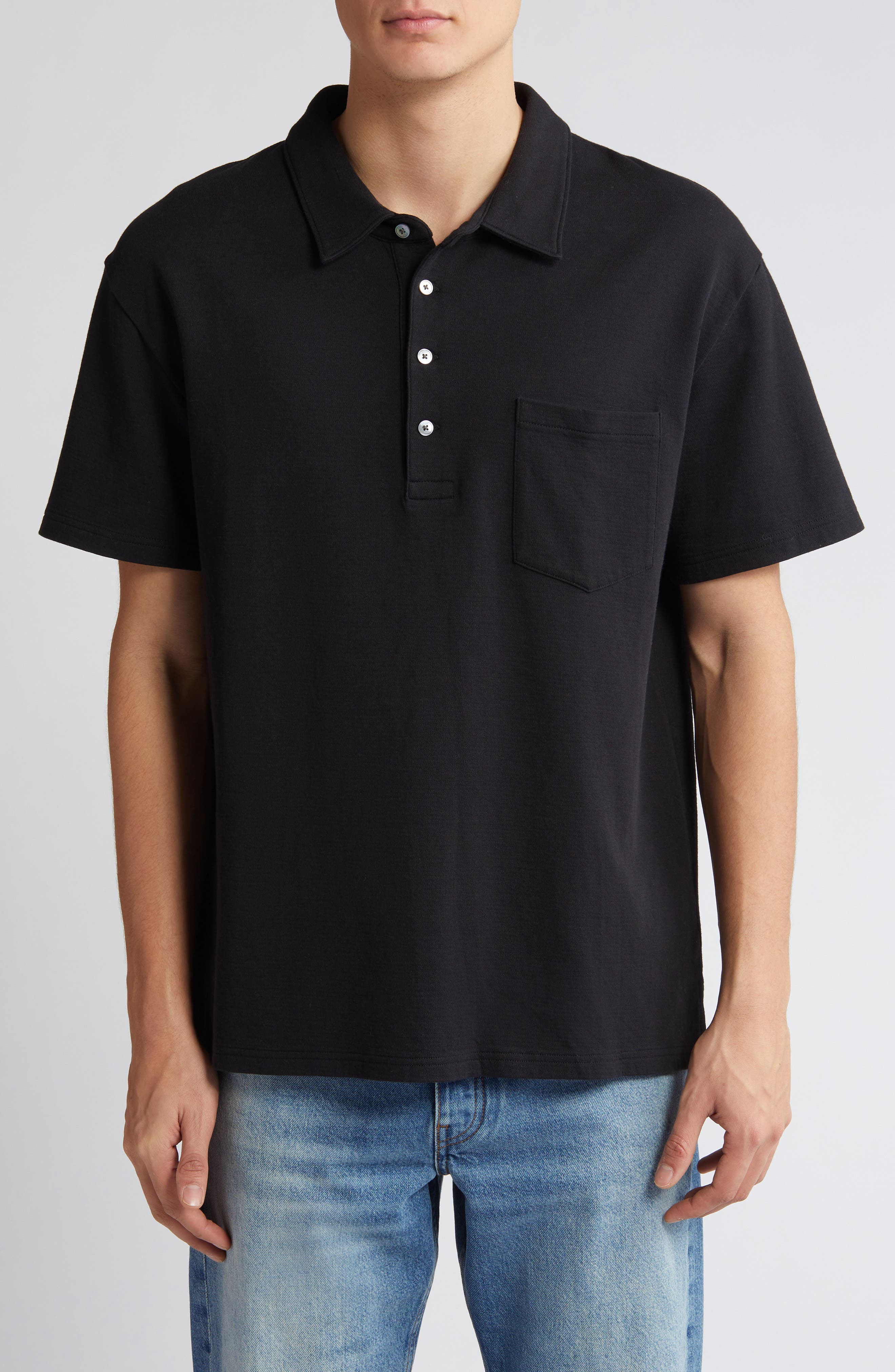 FRAME Duo Fold Polo | Nordstrom