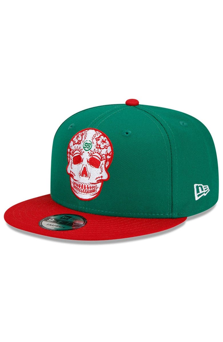 New Era Men's New Era Green/Red Daniel Suarez Sugar Skull 9FIFTY ...