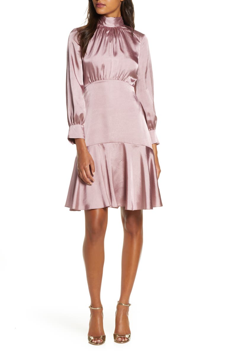 Eliza J Long Sleeve Fit & Flare Dress | Nordstromrack