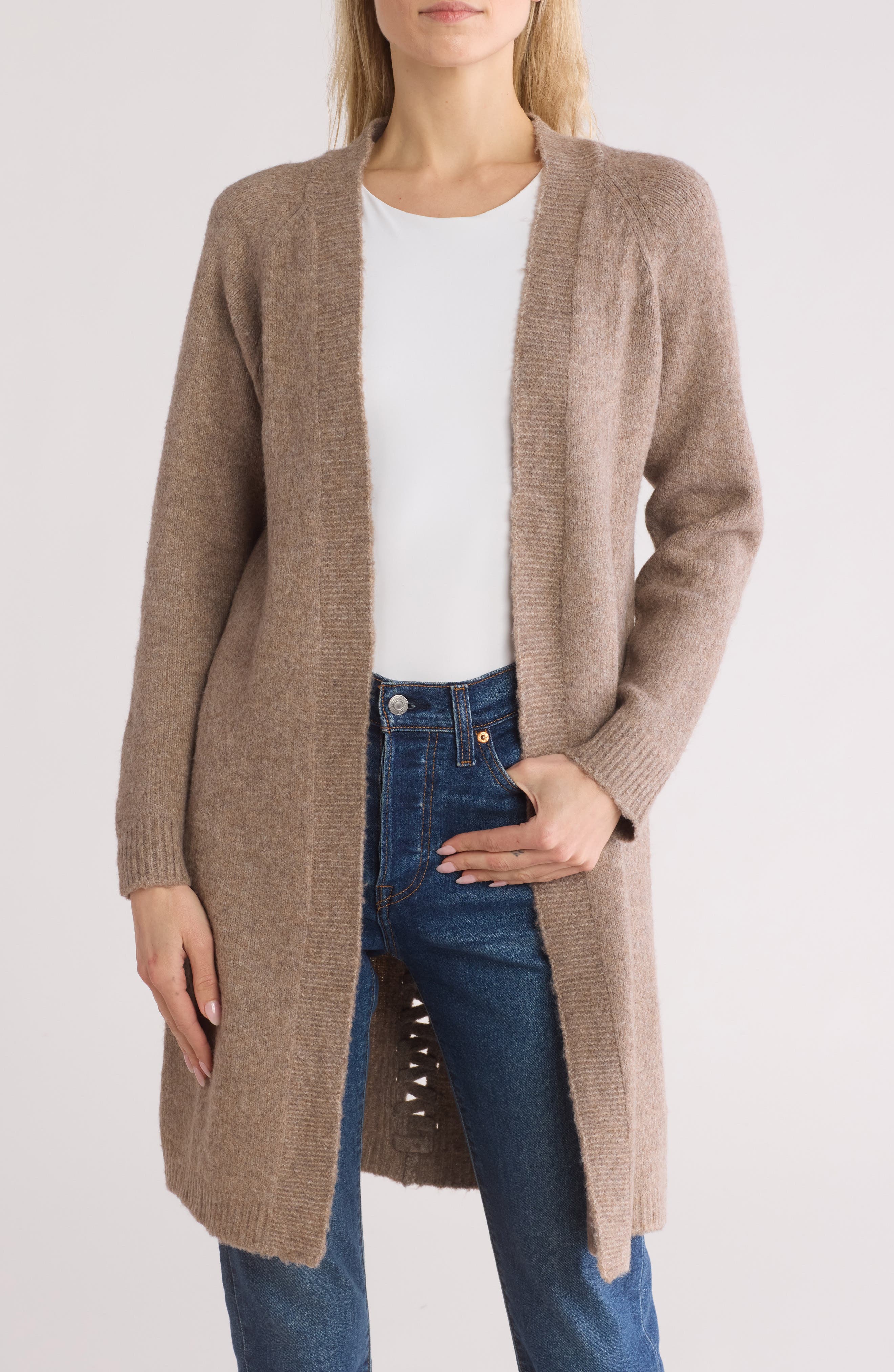 Vigoss Lace-Up Back Maxi Cardigan | Nordstromrack