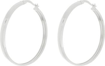 Argento Vivo Sterling Silver Wide Band Hoop Earrings | Nordstromrack