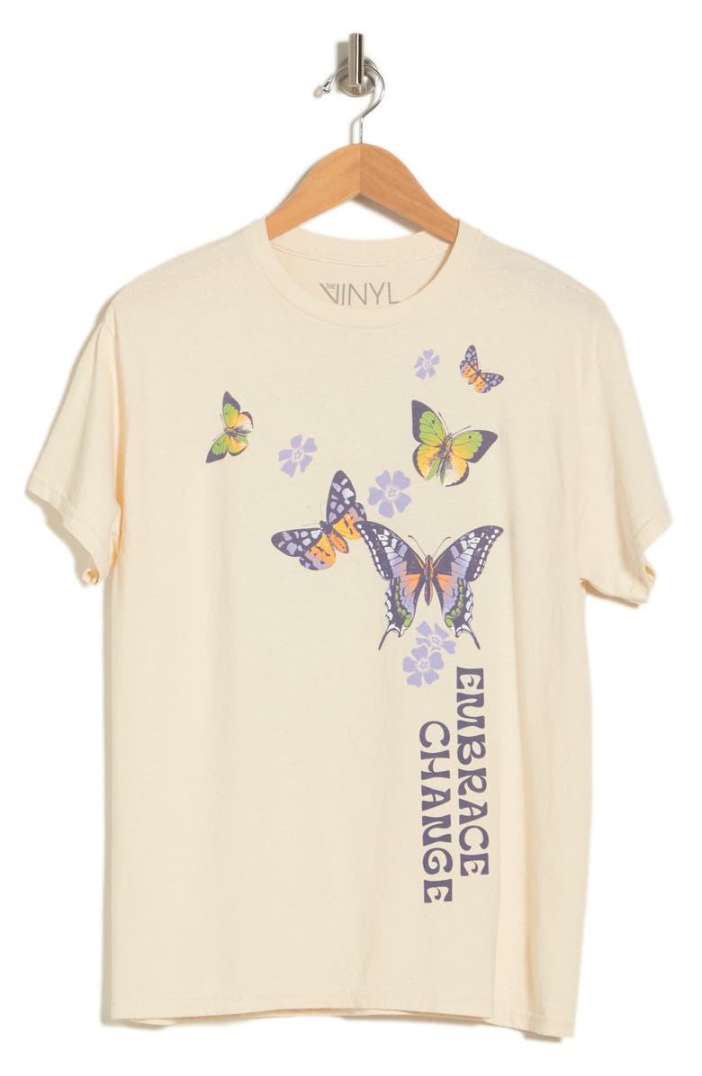 Vinyl Icons Embrace Change Butterfly Graphic T-Shirt | Nordstromrack