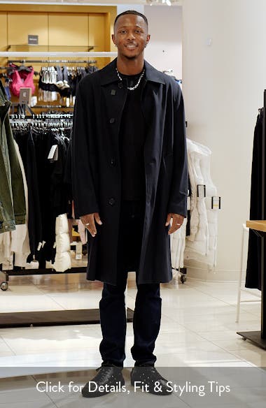 MANGO Comfort Stretch Oversize Trench Coat | Nordstrom