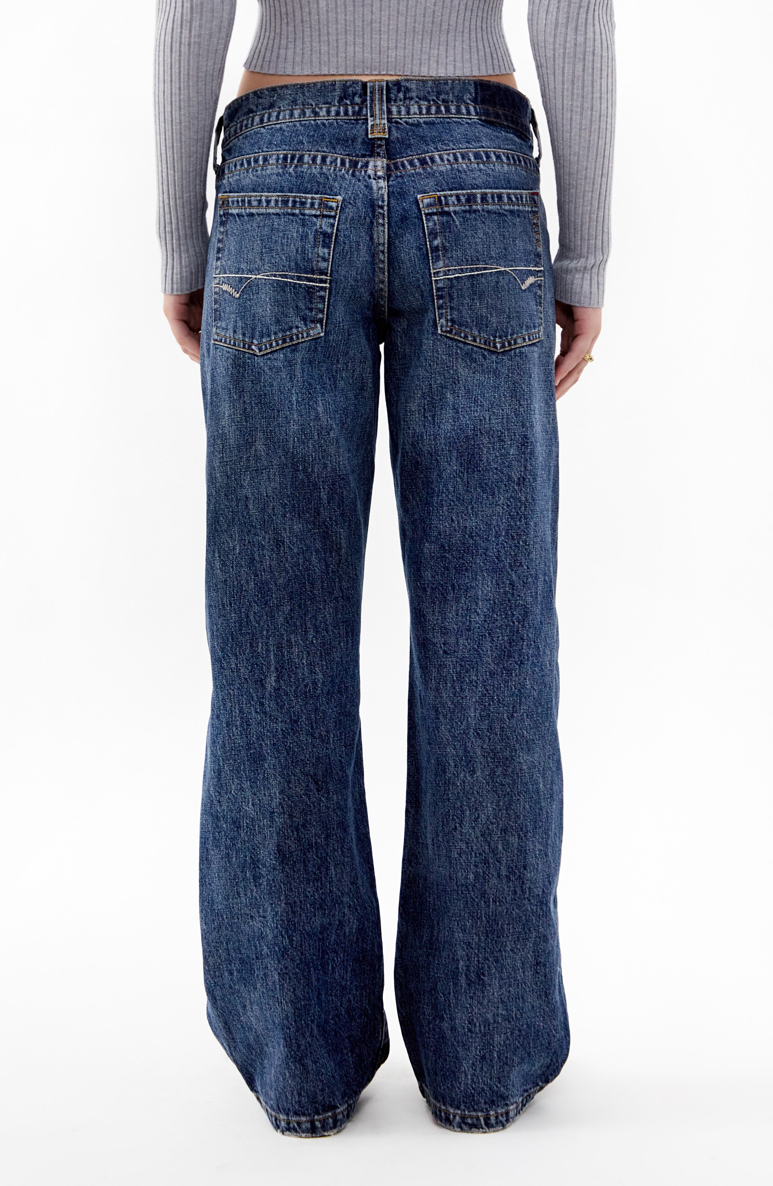 BDG Urban Outfitters Kayla Low Rise Wide Leg Jeans | Nordstromrack